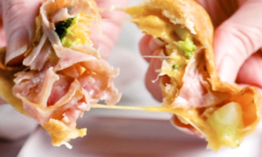 Ham and Broccoli Cheddar Cheese Bombs