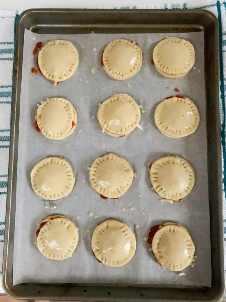 Mini Pizza Pies | Handmade Pie Crust Snacks