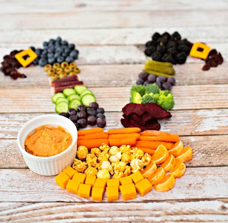 Halloween Witch Fruit and Veggie Snack Tray