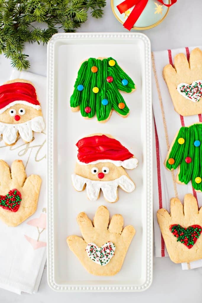 Fun Christmas Cookies | Handprint Sugar Cookies for the Holidays