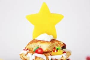 Stacked Christmas Tree Pancakes