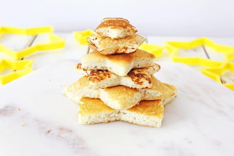 Stacked Christmas Tree Pancakes