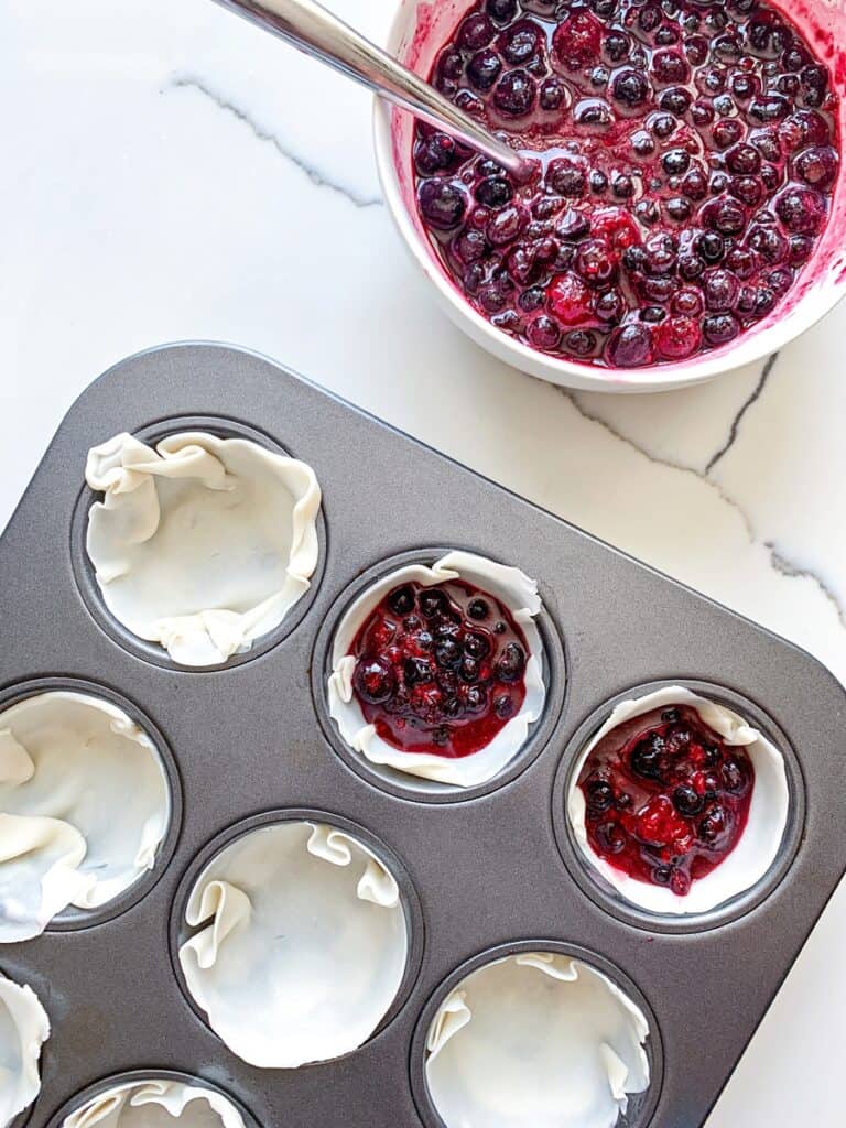 Mini Berry Star Pies