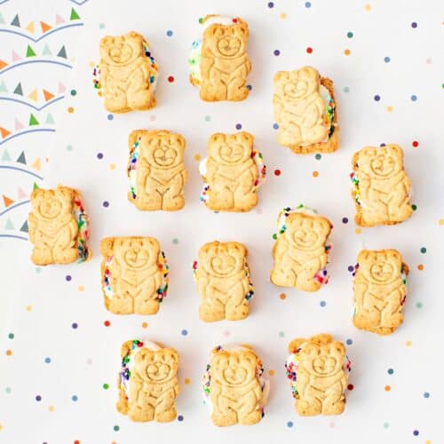 Teddy Bear Graham Ice Cream Sandwiches