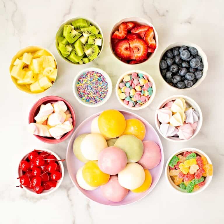 Mochi Ice Cream Sundae Bar