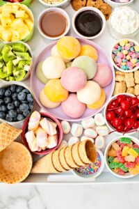 Mochi Ice Cream Sundae Bar