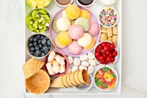 Mochi Ice Cream Sundae Bar