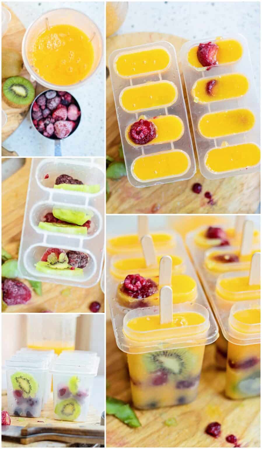 Mango Fruit Popsicles