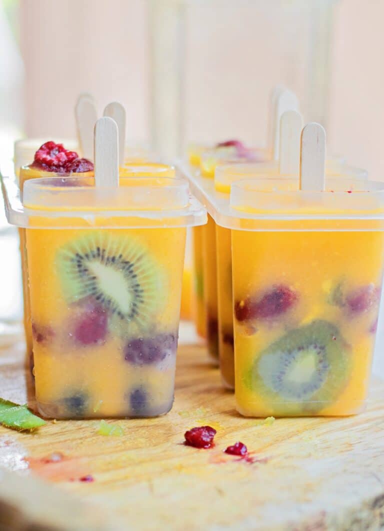 Mango Fruit Popsicles