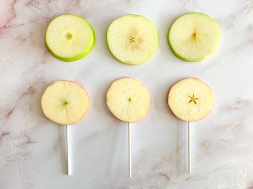 Apple Fruit Lollipops