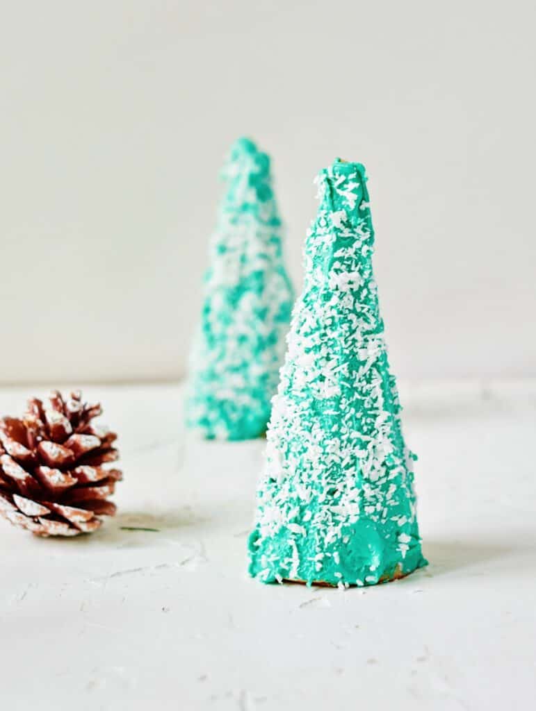 Ice Cream Cone Christmas Trees 0- Cute Christmas Treat for Kids