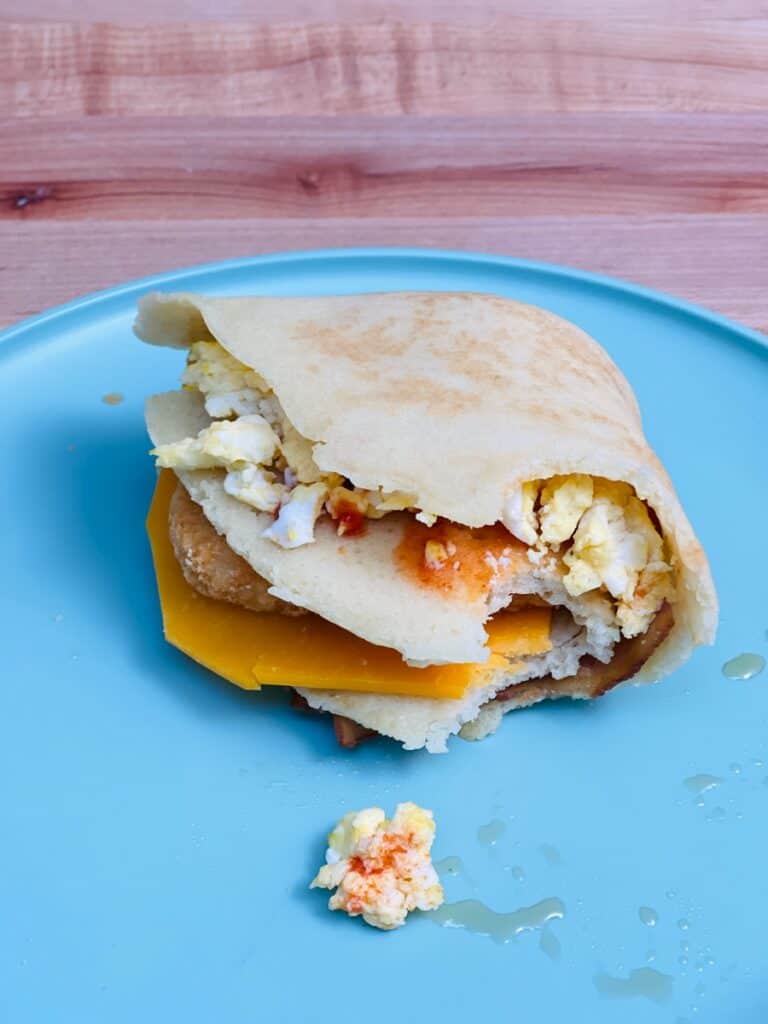 TikTok Breakfast Wrap Hack - Best wrap recipe made with pancakes!