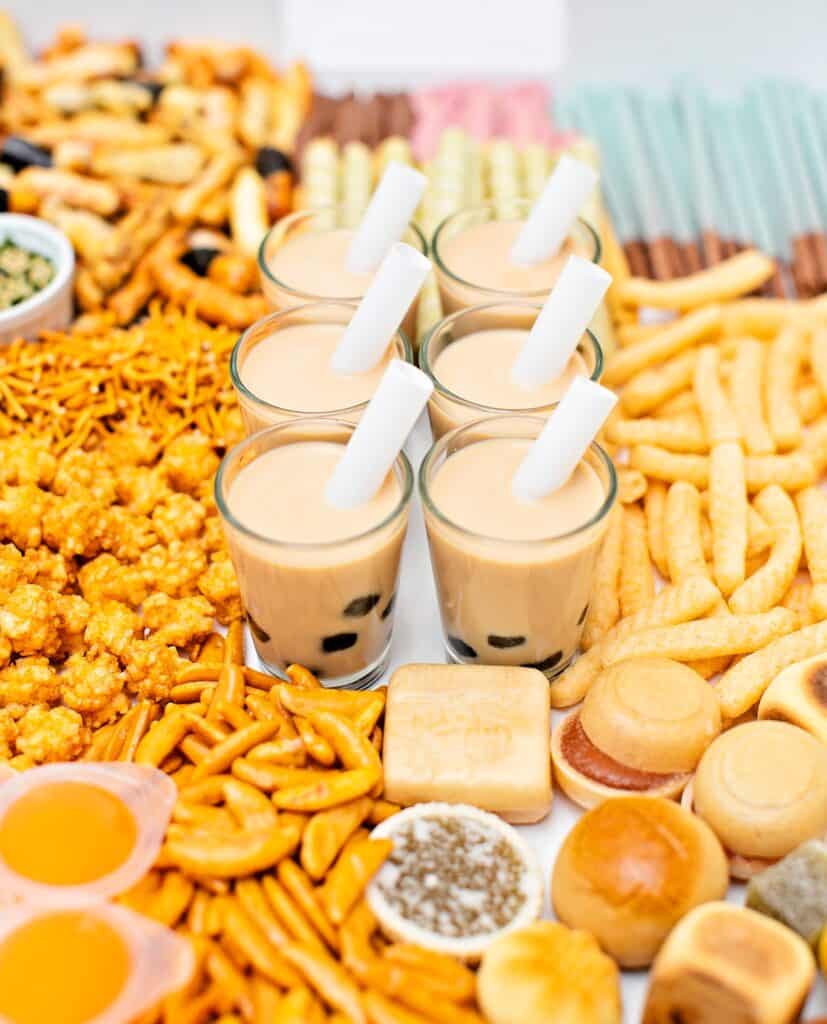 Asian Snacks Charcuterie Board - Best Chinese New Year Snacks