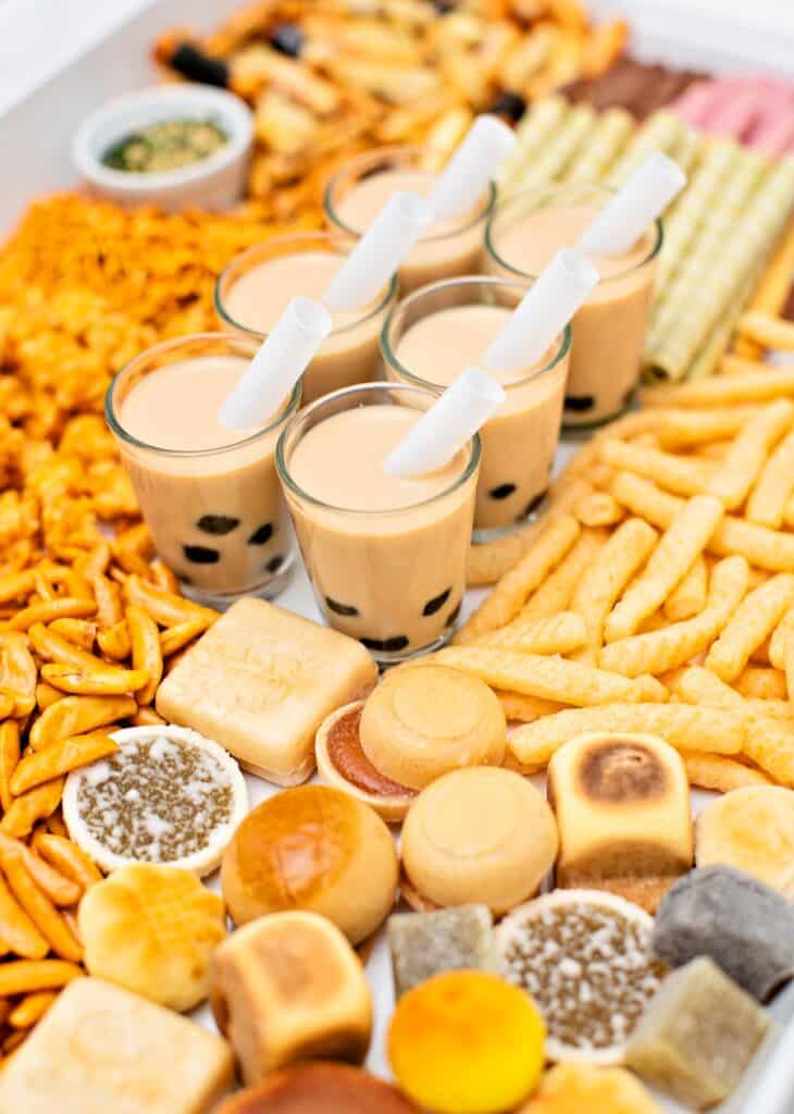 Asian Snacks Charcuterie Board - Best Chinese New Year Snacks