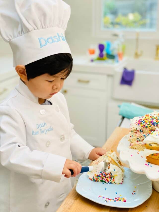 Molly Yeh's Sprinkles Cake - the perfect Funfetti cake even kids can make!