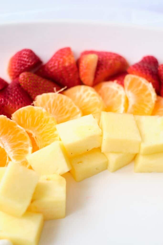 Rainbow Fruit Pot of Gold - Cute St. Patrick's Day Treat for Kids