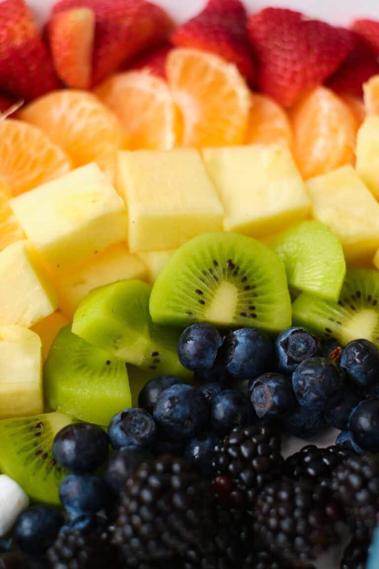 Rainbow Fruit Pot of Gold - Cute St. Patrick's Day Treat for Kids