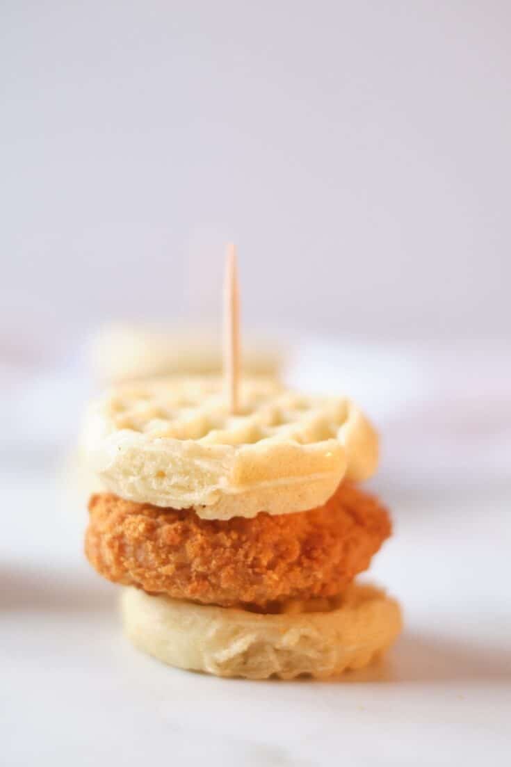 These Easy Chicken and Waffles Sliders Are A Win For Kids And Adults