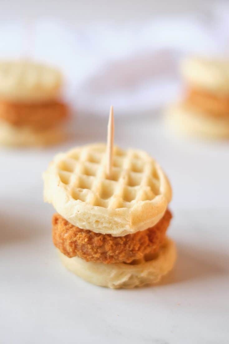 These Easy Chicken and Waffles Sliders Are A Win For Kids And Adults