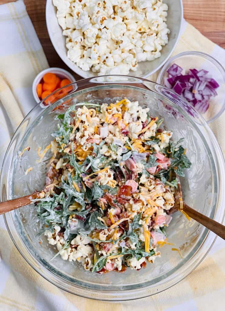 Popcorn Salad Recipe - Inspired by Molly Yeh's Viral Salad