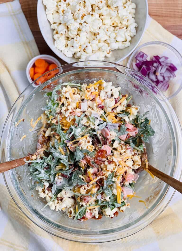 Popcorn Salad Recipe - Inspired by Molly Yeh's Viral Salad