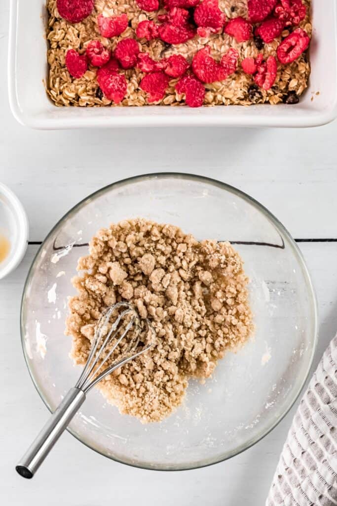 Raspberry Crumble Oat Bars - The Best Recipe!