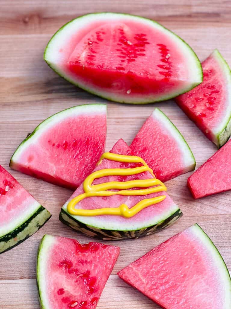 TikTok Mustard Watermelon - Gross or not? We tried it and found out.