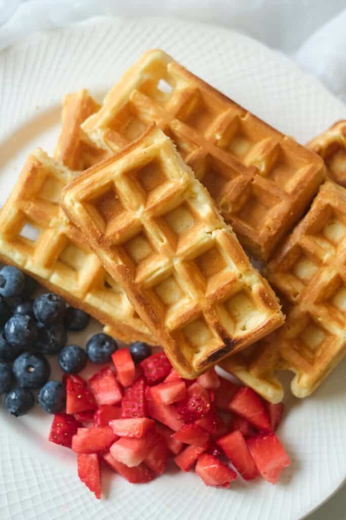 These Patriotic Flag Waffles Make a Cute Festive Treat!