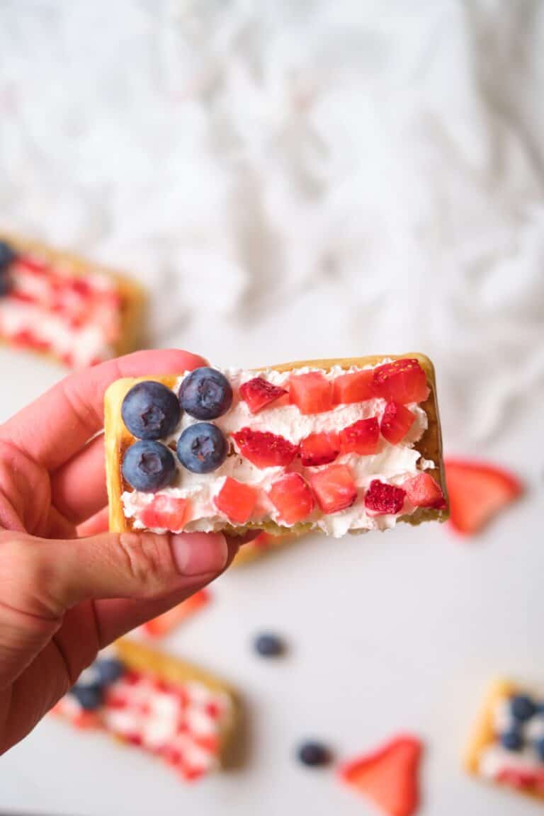These Patriotic Flag Waffles Make a Cute Festive Treat!