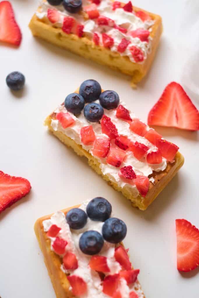 These Patriotic Flag Waffles Make a Cute Festive Treat!