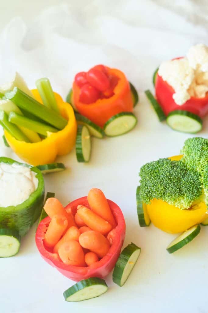 This Adorable Veggie Pepper Train is the Ultimate Healthy Snack For Kids