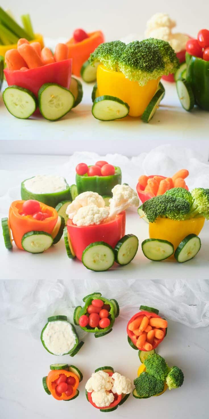 This Adorable Veggie Pepper Train is the Ultimate Healthy Snack For Kids