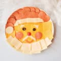 Easy Santa Christmas Cheese Board