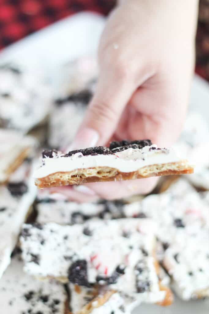 The Best Peppermint White Chocolate Christmas Crack Recipe