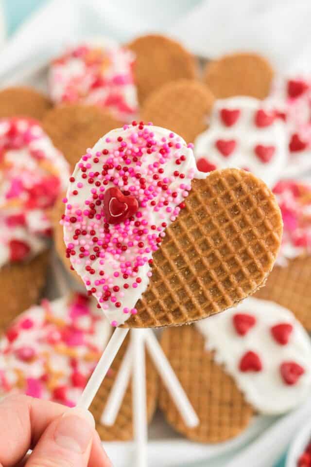 These Cute Valentine Waffle Pops Make The Sweetest Treat