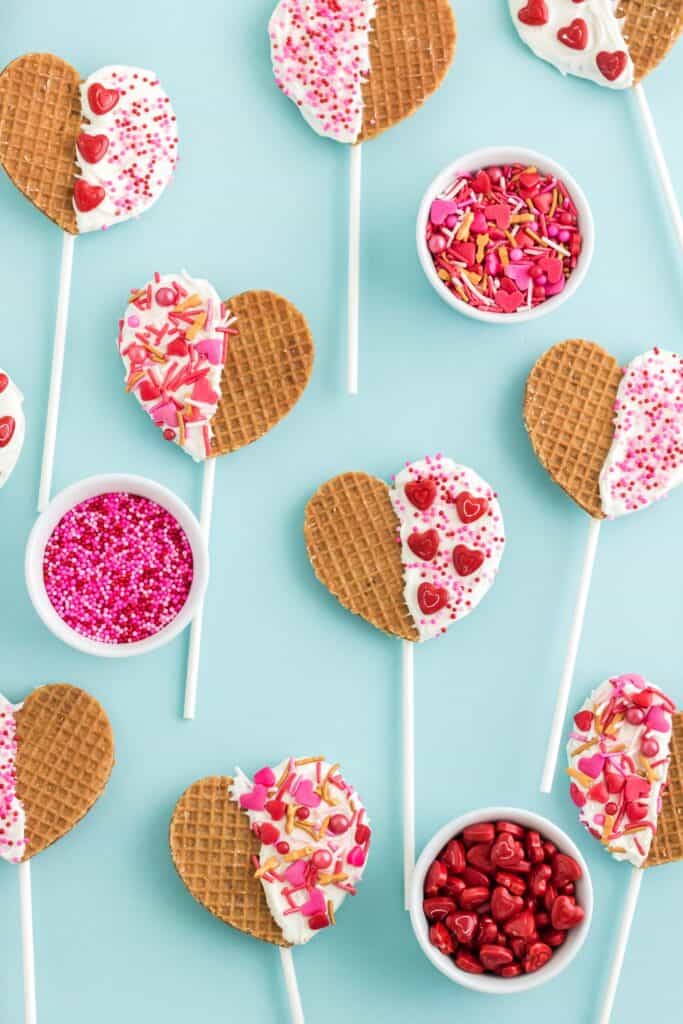 These Cute Valentine Waffle Pops Make The Sweetest Treat