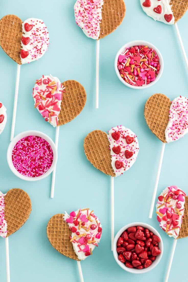 These Cute Valentine Waffle Pops Make The Sweetest Treat