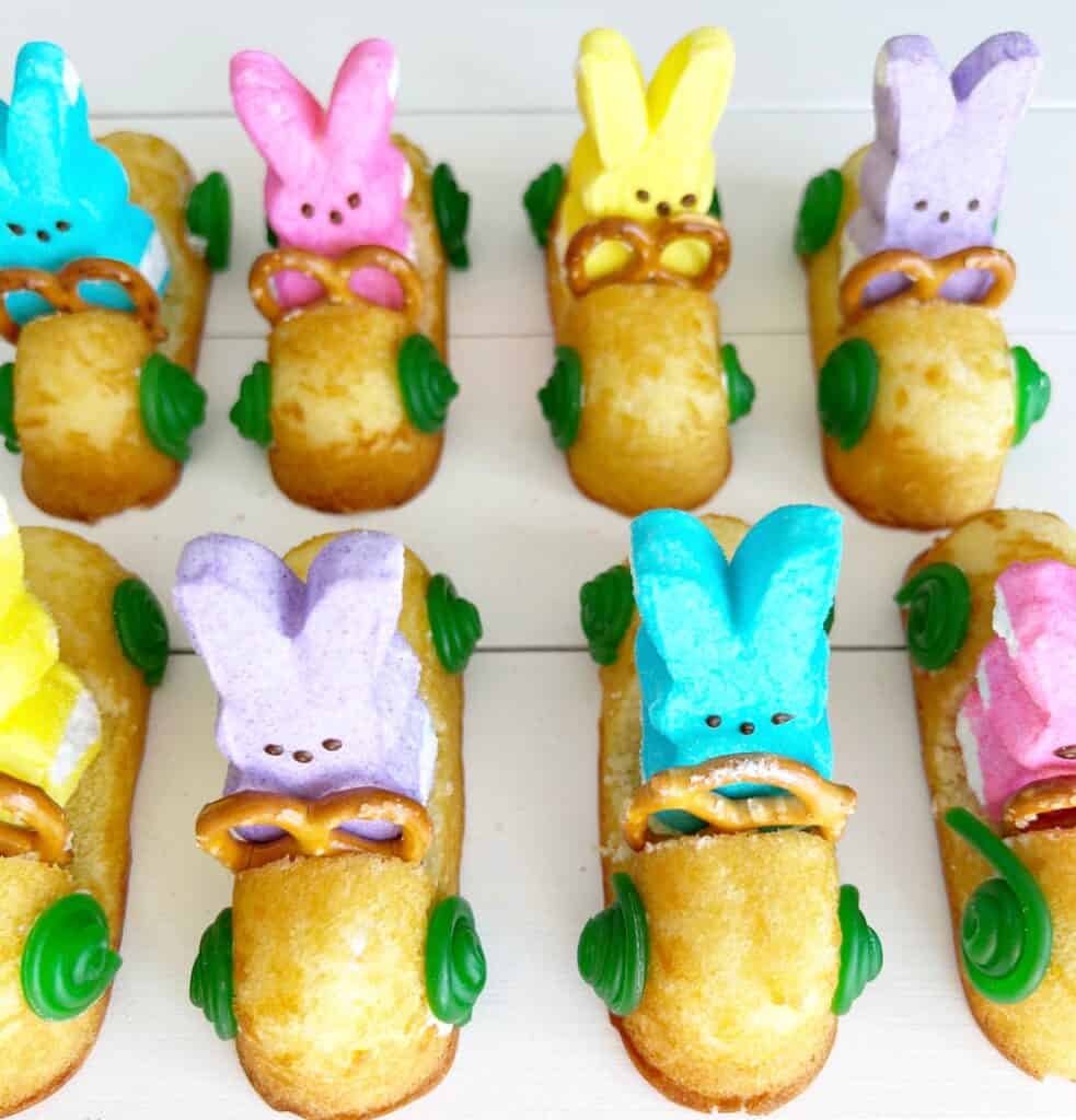 How To Make This Cute Easter Peeps Race Car Treat