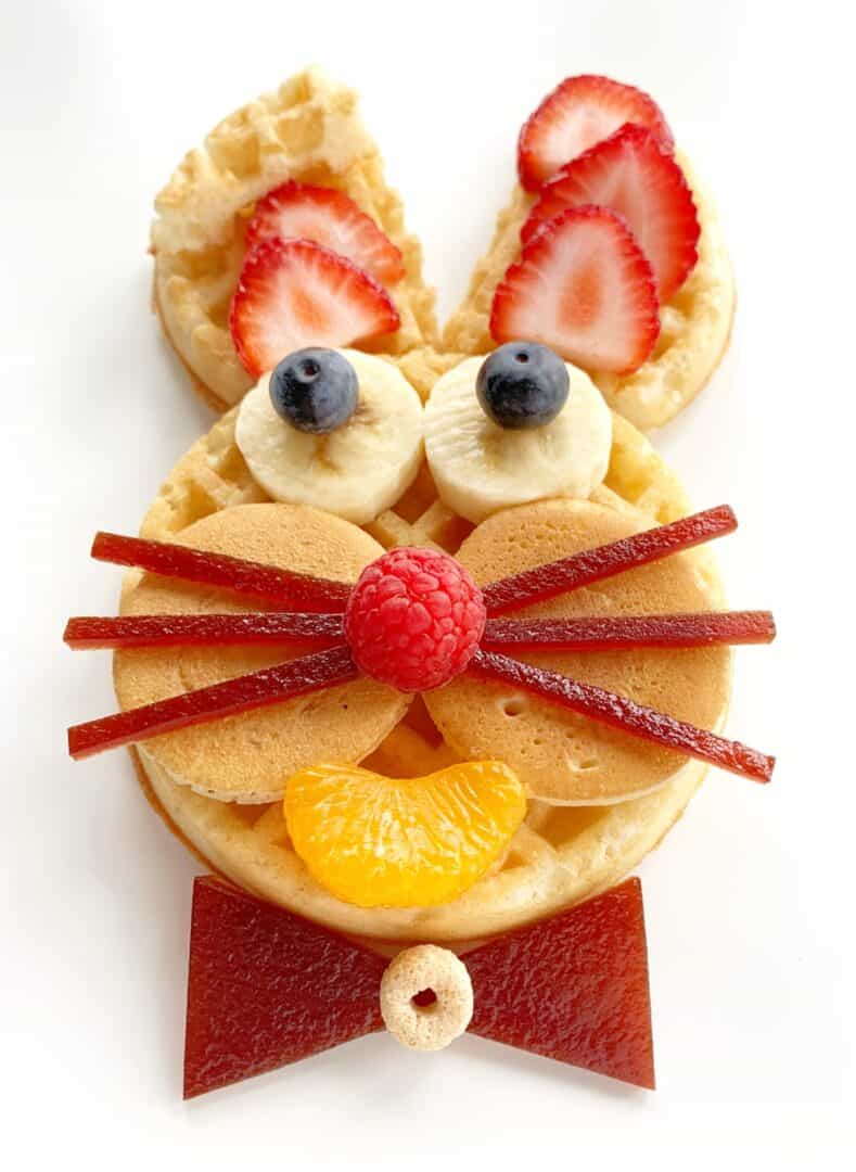 Make These Easter Bunny Waffles For A Cute Spring Breakfast