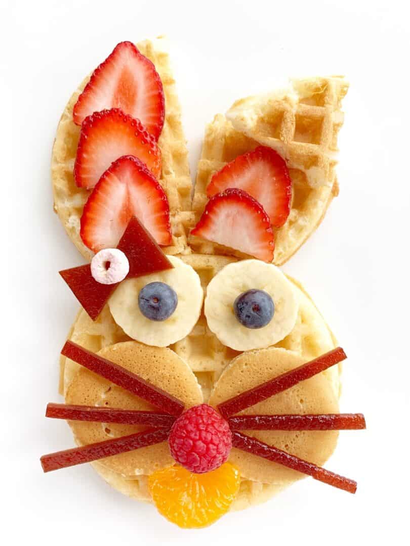 Make These Easter Bunny Waffles For A Cute Spring Breakfast