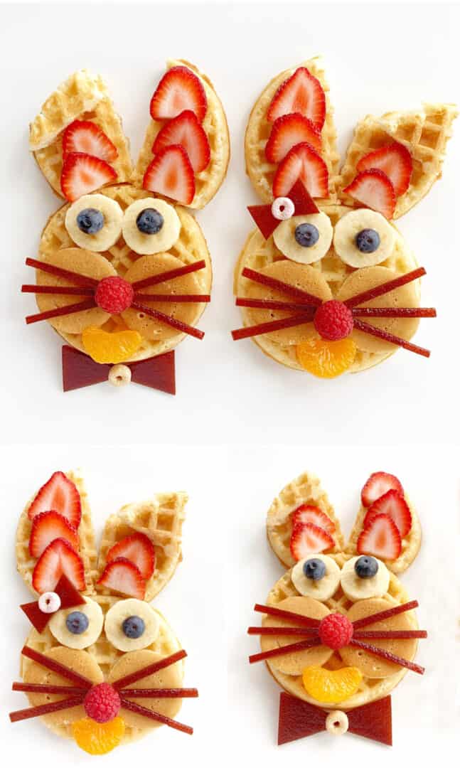 Make These Easter Bunny Waffles For A Cute Spring Breakfast