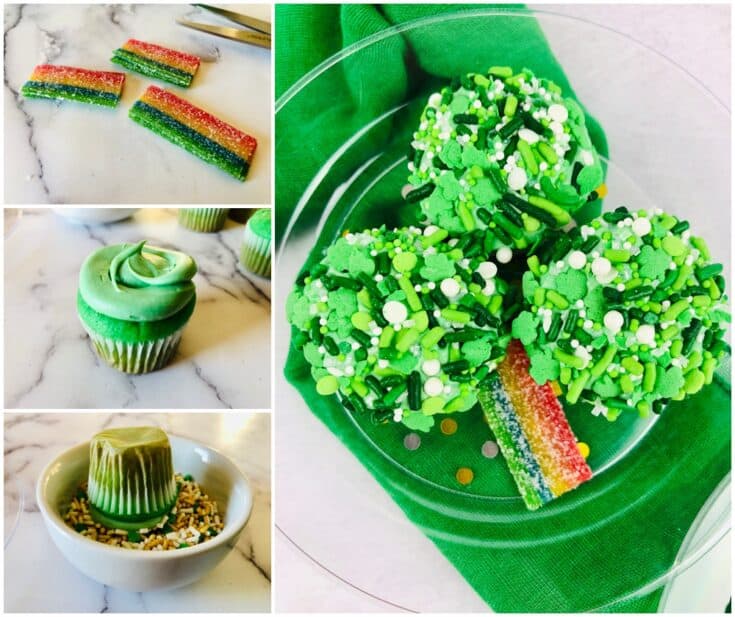 These Shamrock Cupcakes Will Bring Good Luck On St. Patrick's Day
