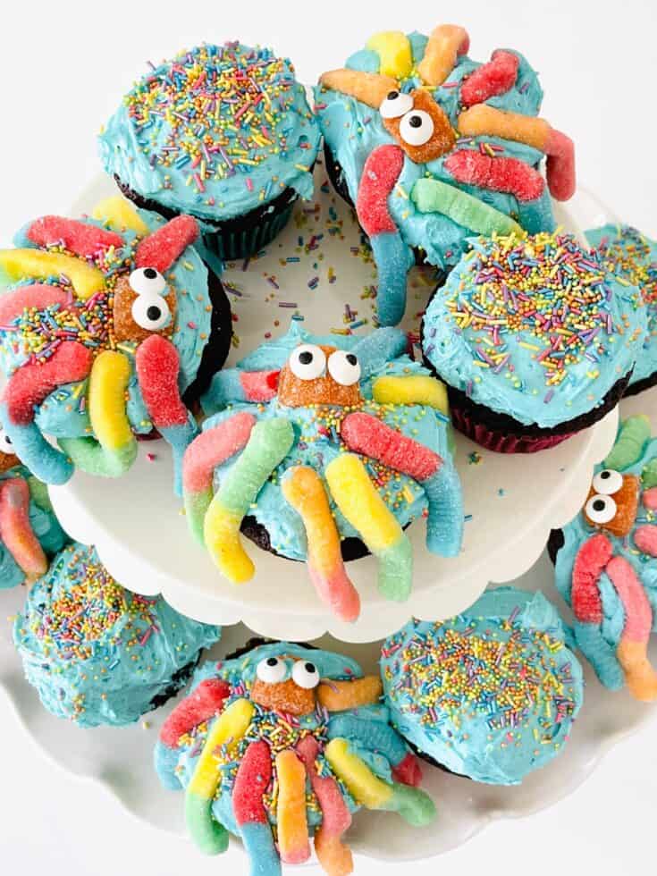 How to Make Easy Octopus Cupcakes