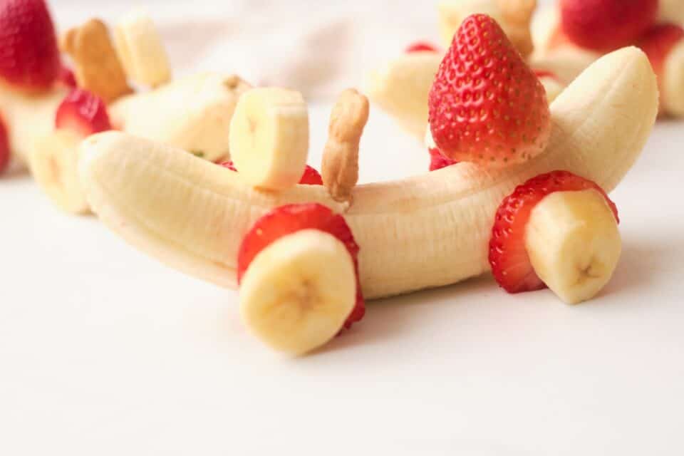 Banana Strawberry Car Fruit Snack For Kids