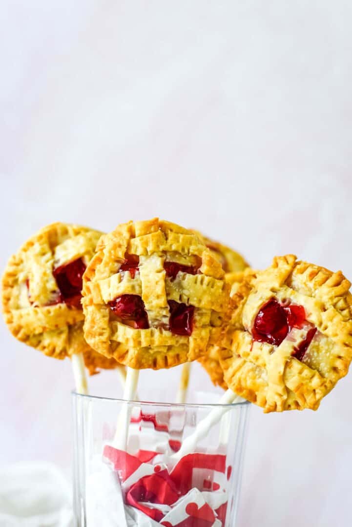 Easy and Cute Cherry Pie Pops Recipe - Just 3 Ingredients!