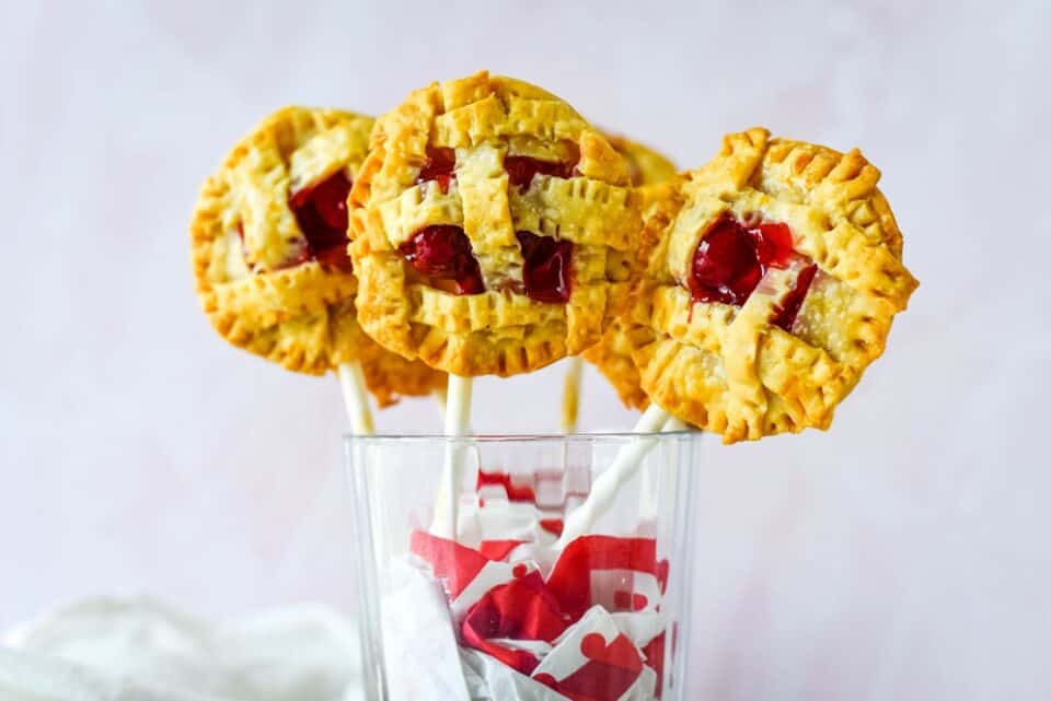 Easy and Cute Cherry Pie Pops Recipe - Just 3 Ingredients!