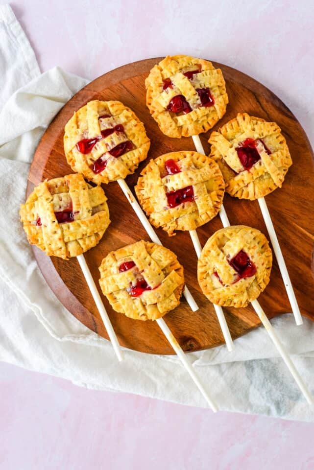 Easy and Cute Cherry Pie Pops Recipe - Just 3 Ingredients!