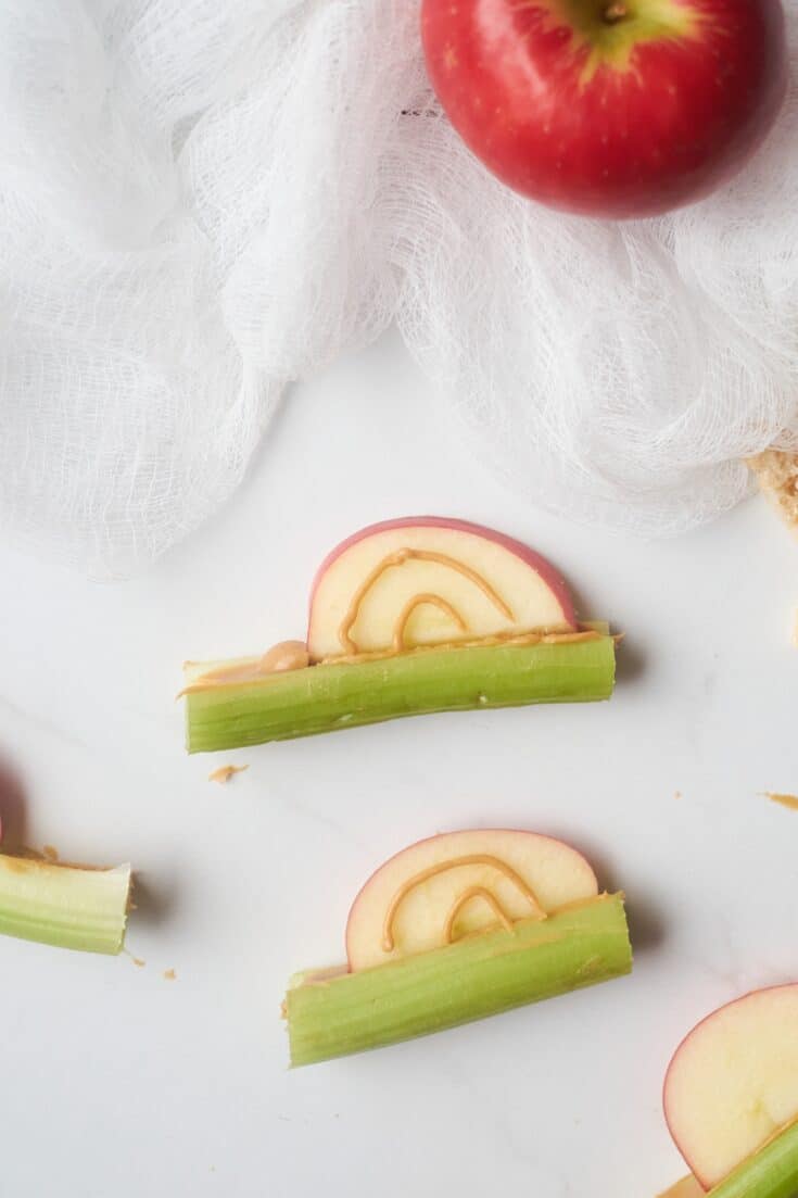 These Peanut Butter Snails Are An Easy and Healthy Snack