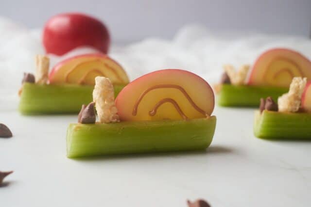 These Peanut Butter Snails Are An Easy and Healthy Snack