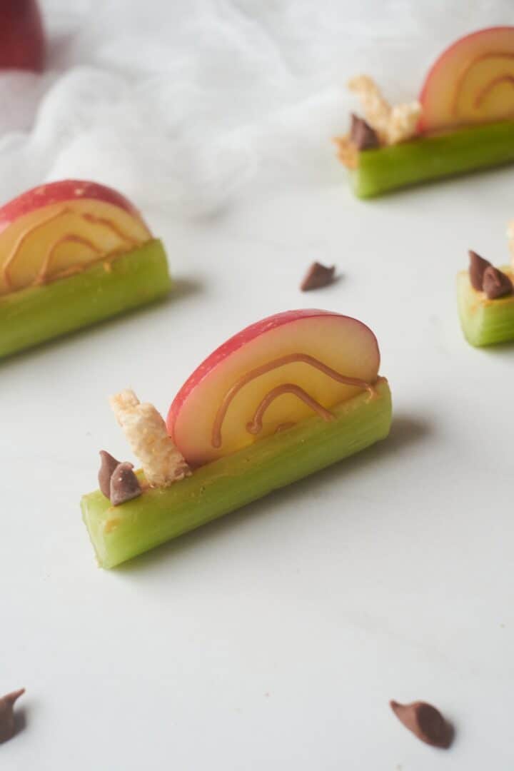 These Peanut Butter Snails Are An Easy and Healthy Snack